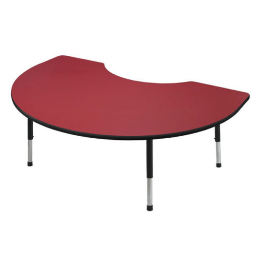 Half Moon Activity Table, Height Adjustable – ECS